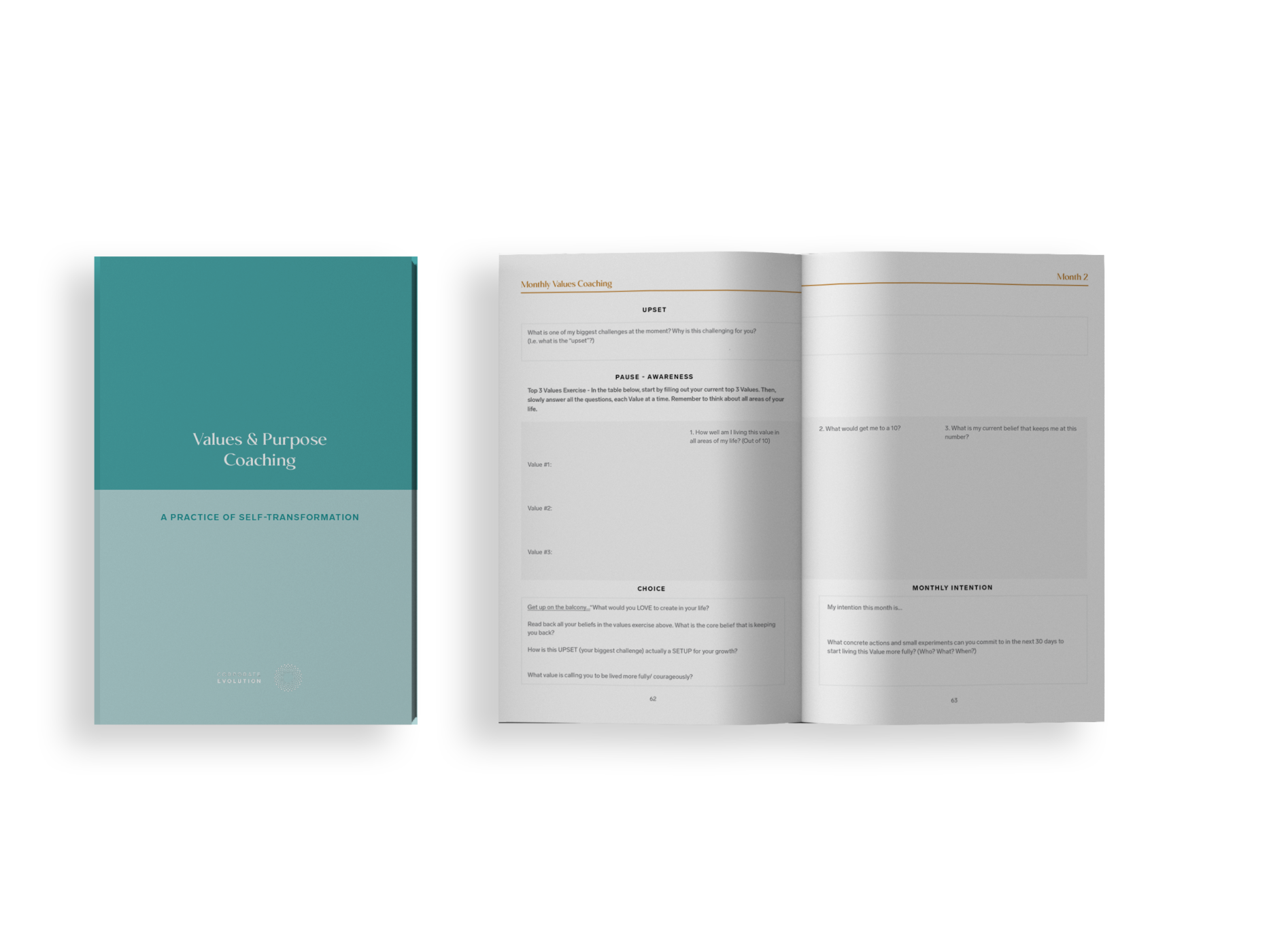 Values and Purpose Coaching Journal - Corporate Evolution